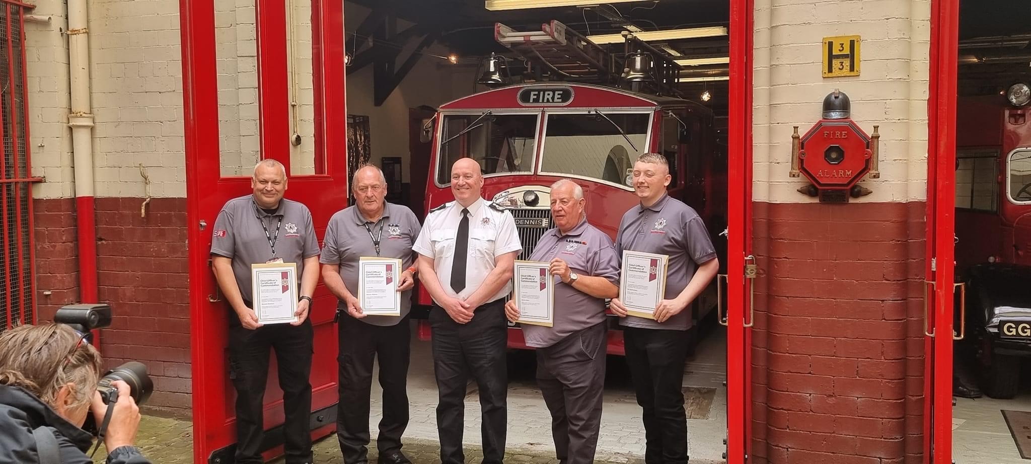 When the Chief visited the Museum in August. - Scottish Fire Brigades ...